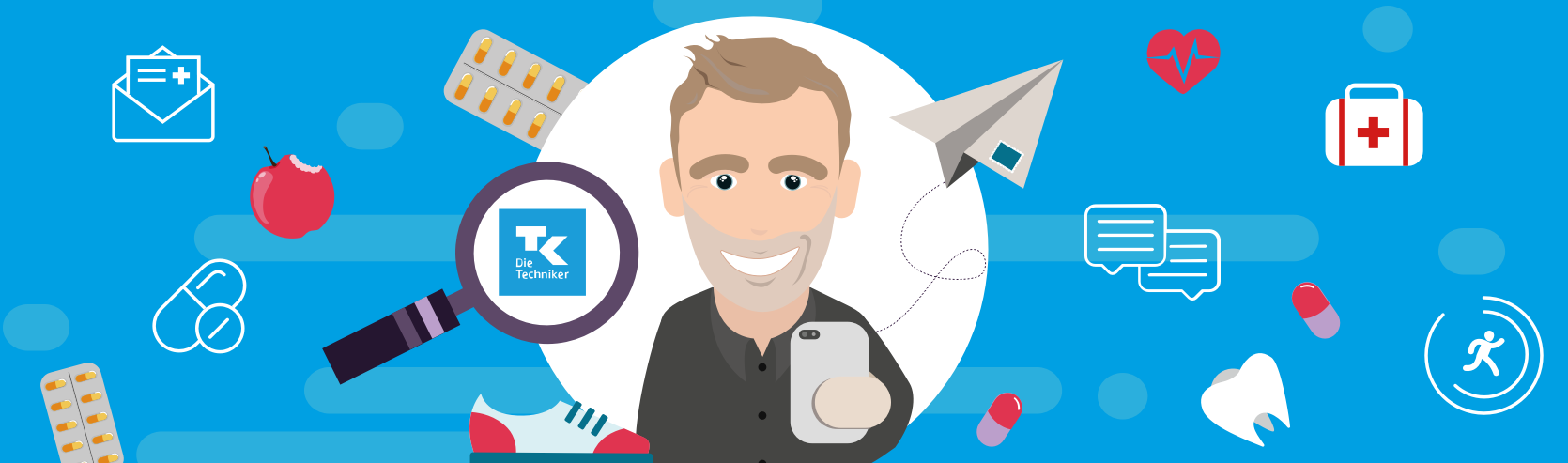 Jetzt neu: die TK-App für alle TK-Versicherten